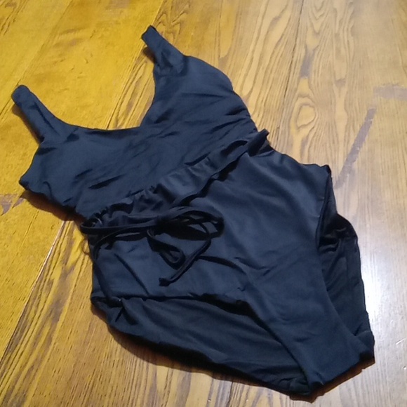 Andie | Swim | Andie Bathing Suit Medium Black Belmar One Piece ...